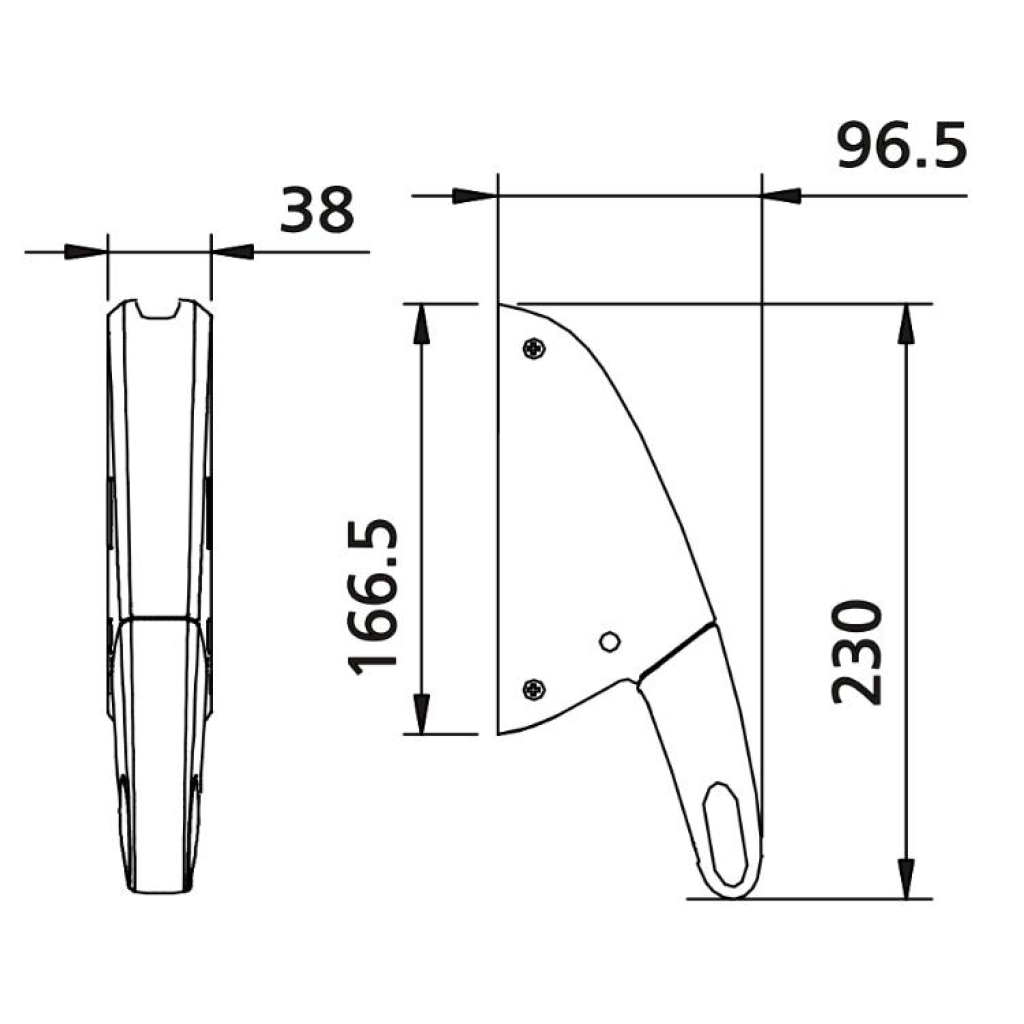 Kit supporti verticali ambidestri bernini savio 6000.702 per antipanico ...