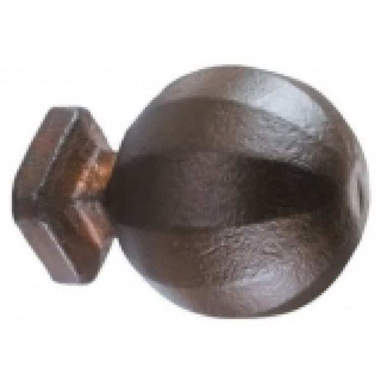 Pomolo in Ferro per porta ingresso Galbusera, diametro 60 mm, pomello ...