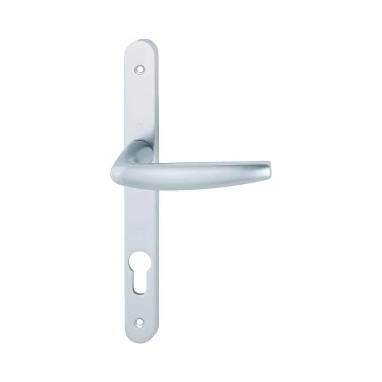 Maniglia Atlanta Hoppe per porta interna, placca stretta foro Yale ...