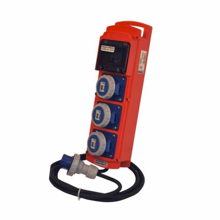 Quadro elettrico pc-ds0030s ip66 friggeri 3 prese cee 16a 6h ip67, cavo ...